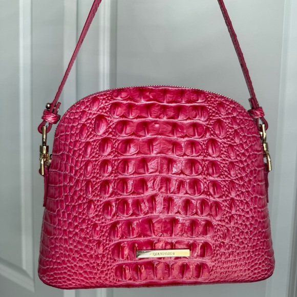 Brahmin | Bags | Brahmin Small Georgina Crossbody Pink Cosmo Melbourne ...